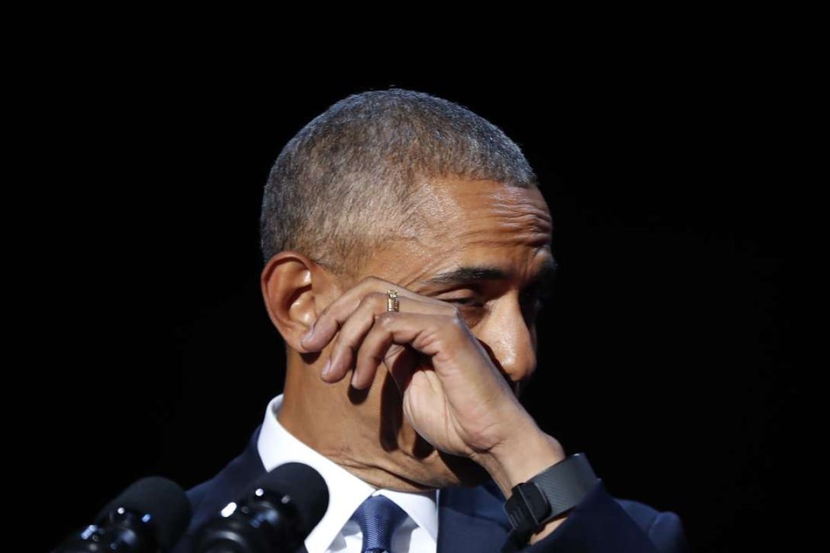 ‘Yes we did’: forceful and tearful, Obama says goodbye in emotional ...