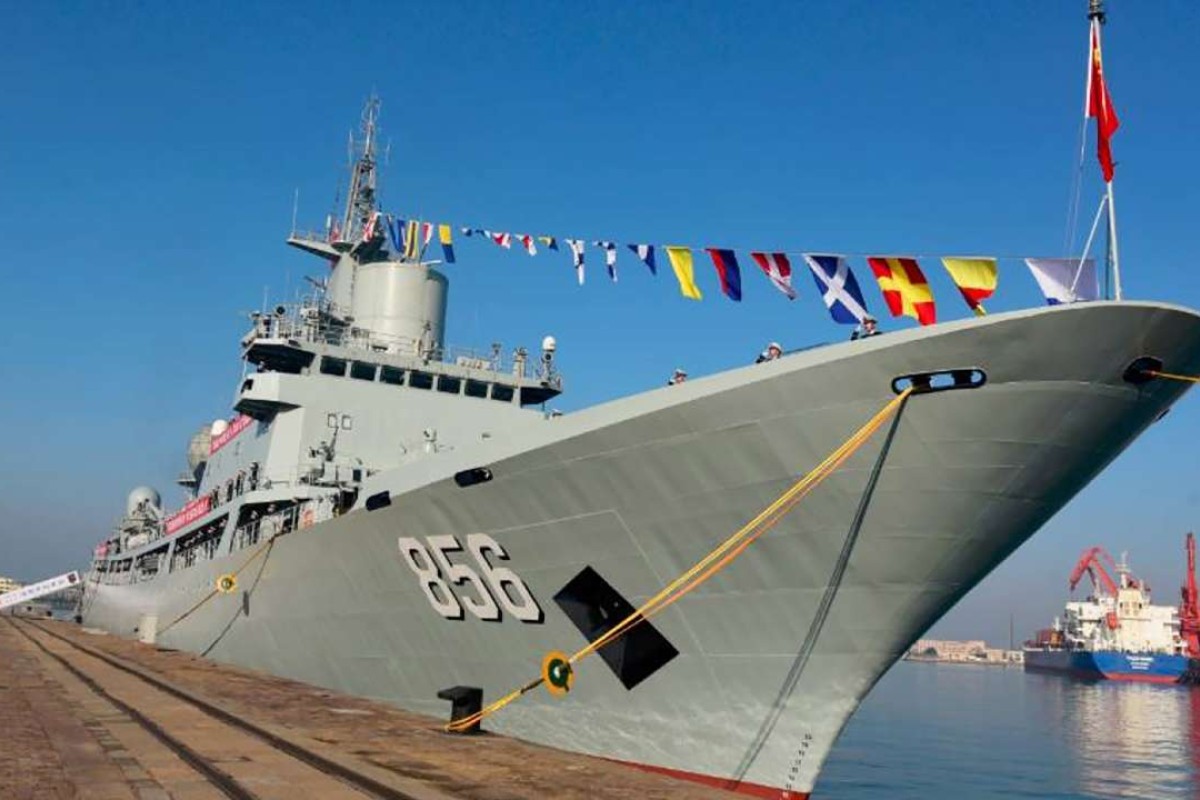 China’s PLA Navy launches new electronic intelligence ship | South ...