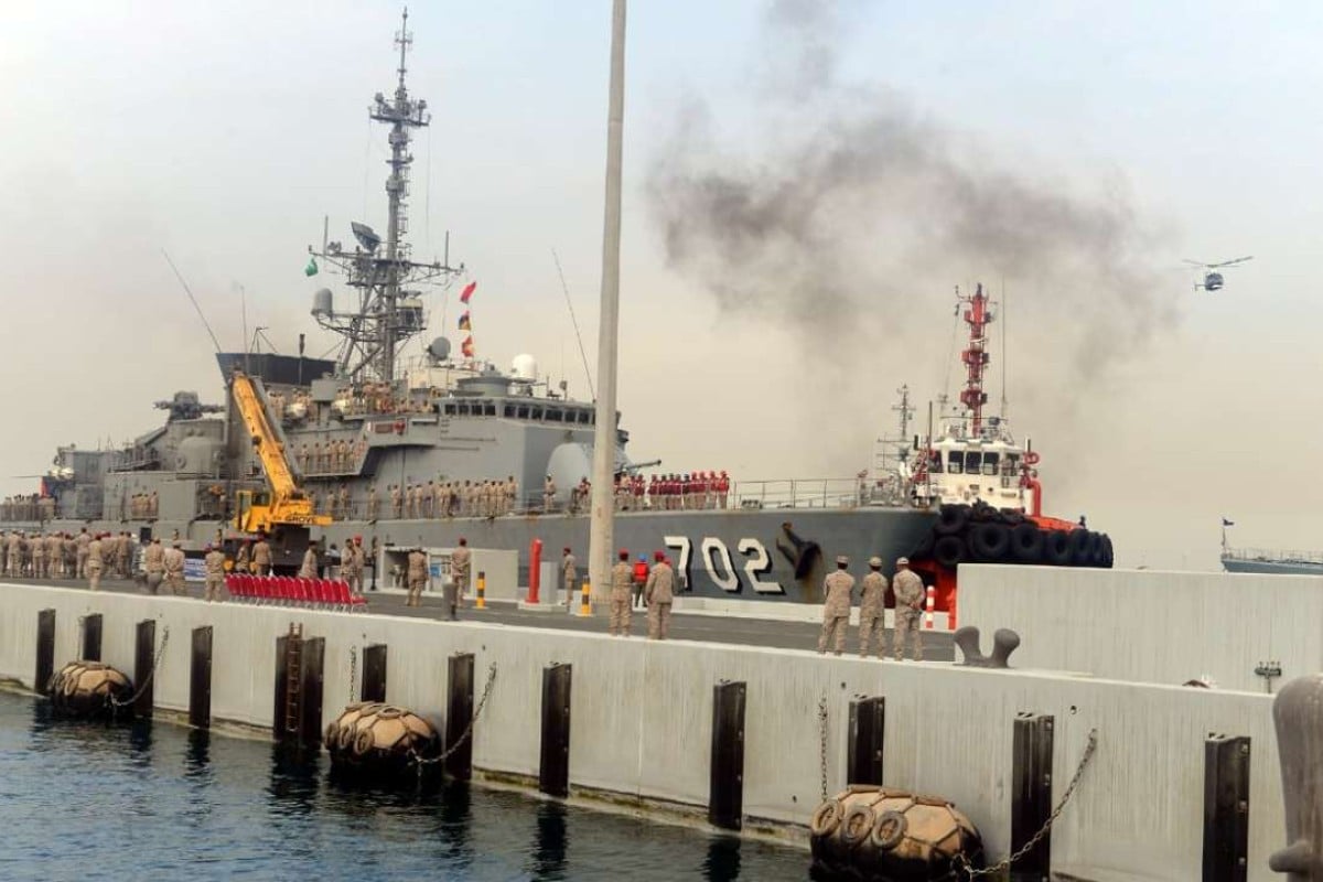 Watch: video emerges of suicide bomb boat ramming Saudi warship | South ...