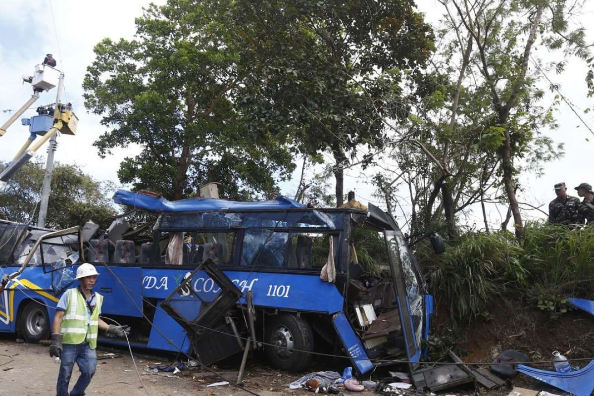 At least 14 killed after bus carrying students on camping trip crashes ...