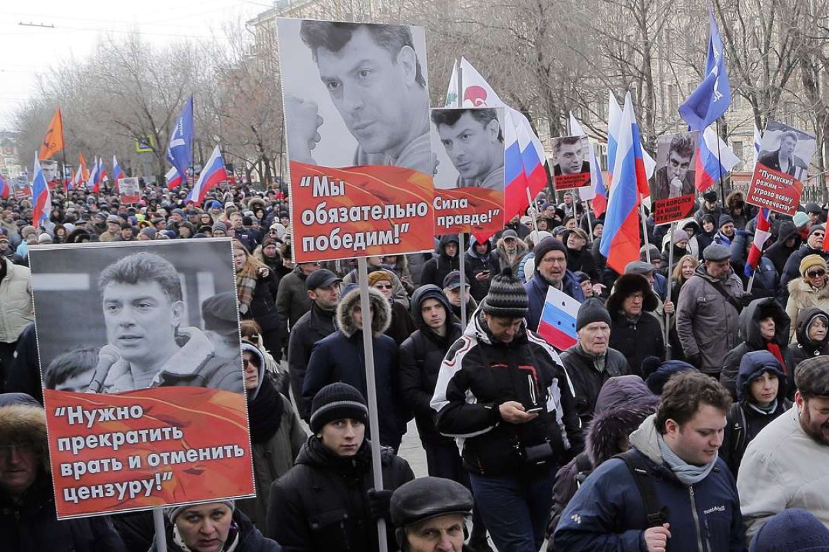 ‘We haven’t forgotten’: thousands march in Moscow two years after death ...