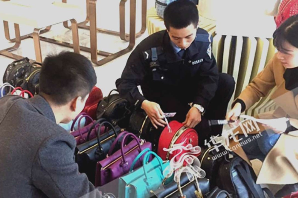 Chinese customs officers seize smuggled luxury goods worth US$540 ...
