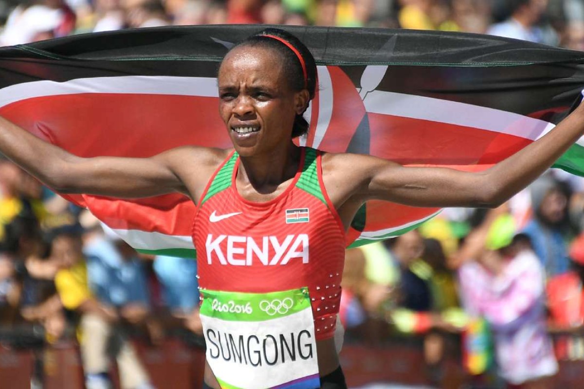 Rio de Janeiro Olympic Games marathon champion Jemima Sumgong fails ...