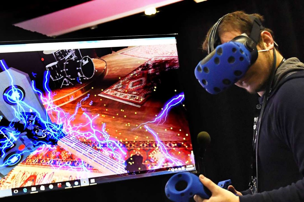 Smartphone generation of artists create music in virtual reality and ...