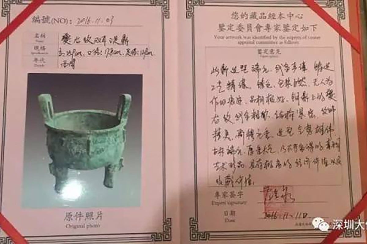 ‘US$1 million’ ancient Chinese cauldron smashed after being sent by ...