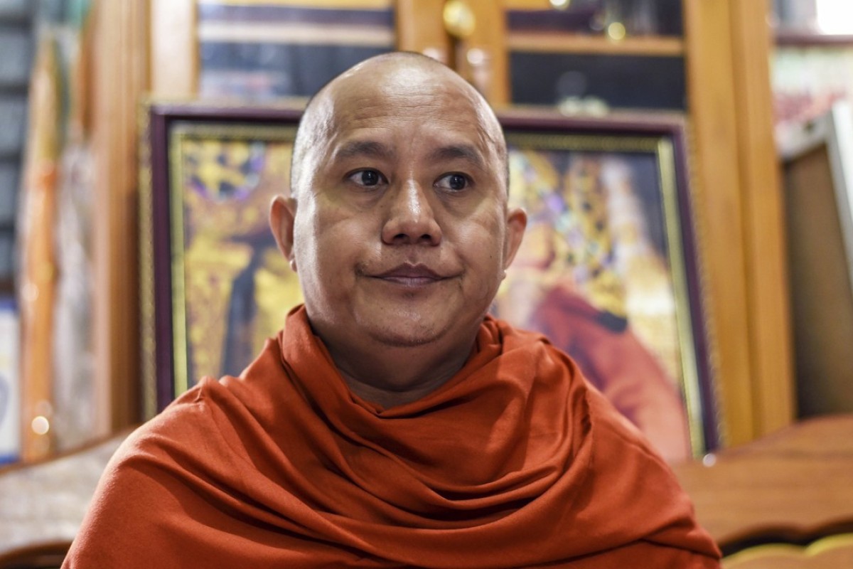 Hate-spewing Myanmar monk Wirathu says he has been barred from Facebook ...