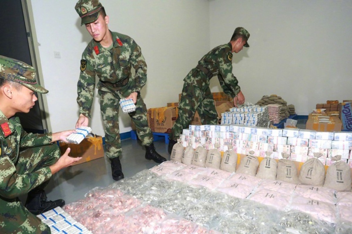 Nearly four tonnes of smuggled cash found in Chinese warehouse | South ...