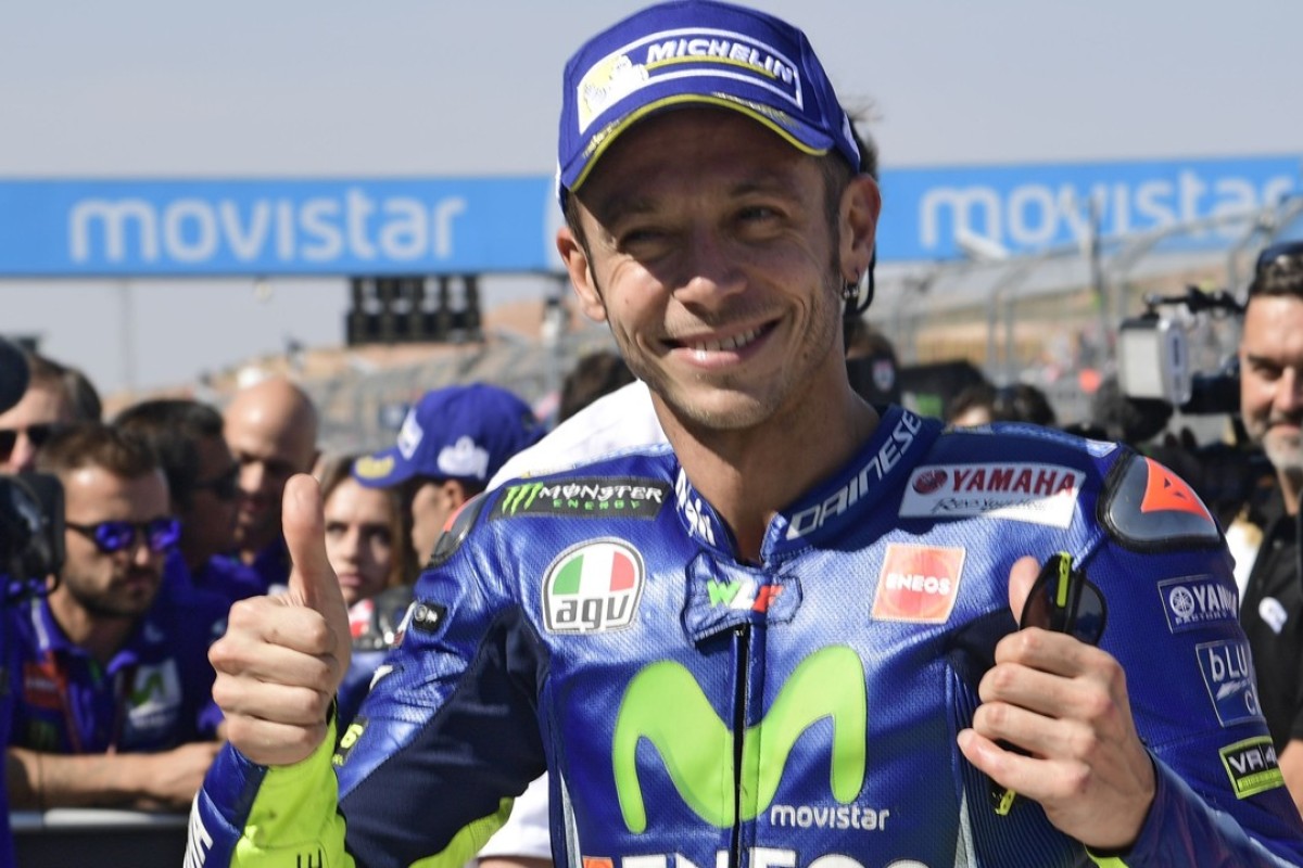 Rossi defies broken leg to make Aragon front row | South China Morning Post