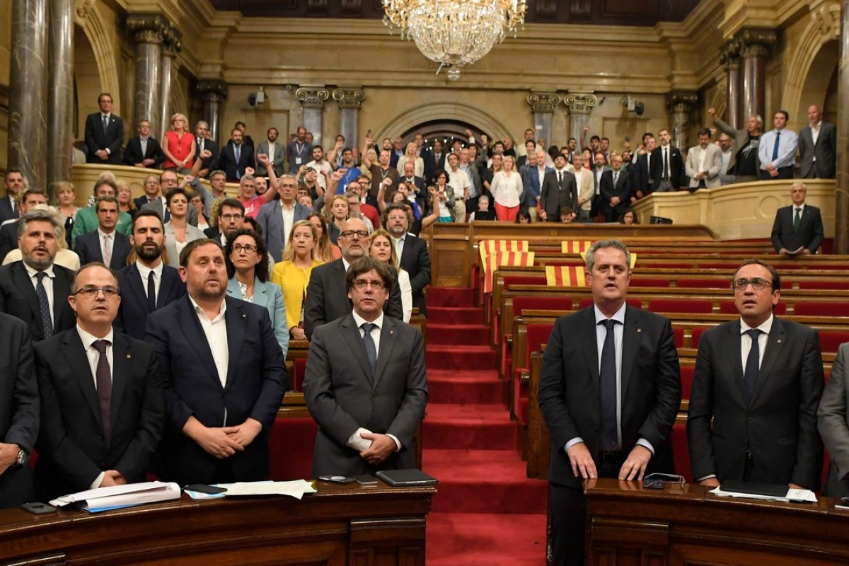 Catalans preparing human shield, protests as Spain moves to seize power ...