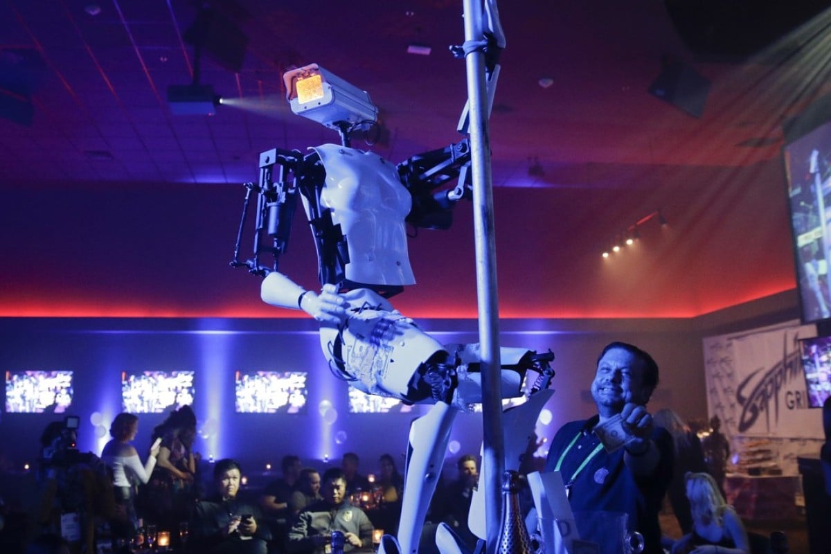 ‘I wanted to do something sexy with rubbish’: pole-dancing robots heat ...