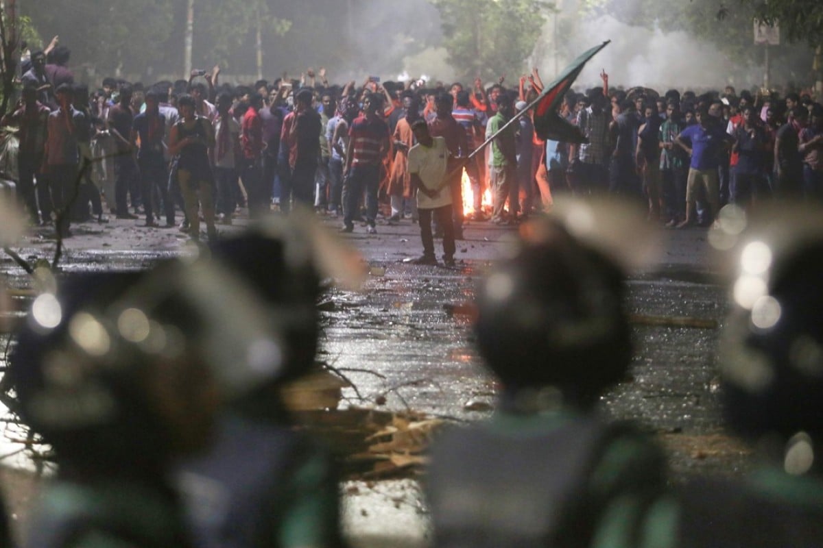 Dozens injured as Bangladeshi students protest ‘discriminatory’ quotas ...