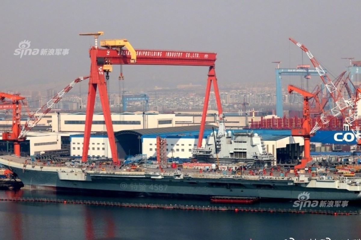 China’s first home-grown Type 001A aircraft carrier begins maiden sea ...