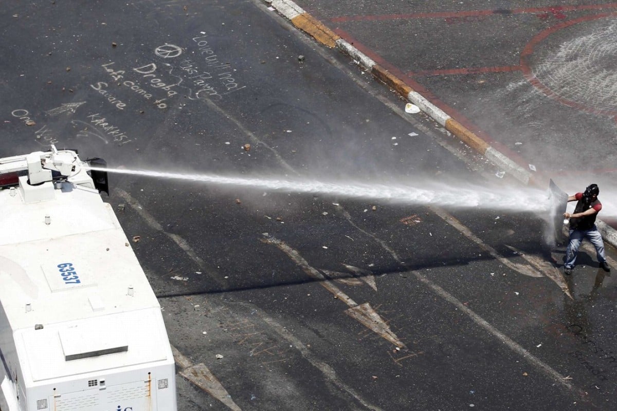 Hong Kong police expect first anti-riot vehicle with water cannons to ...