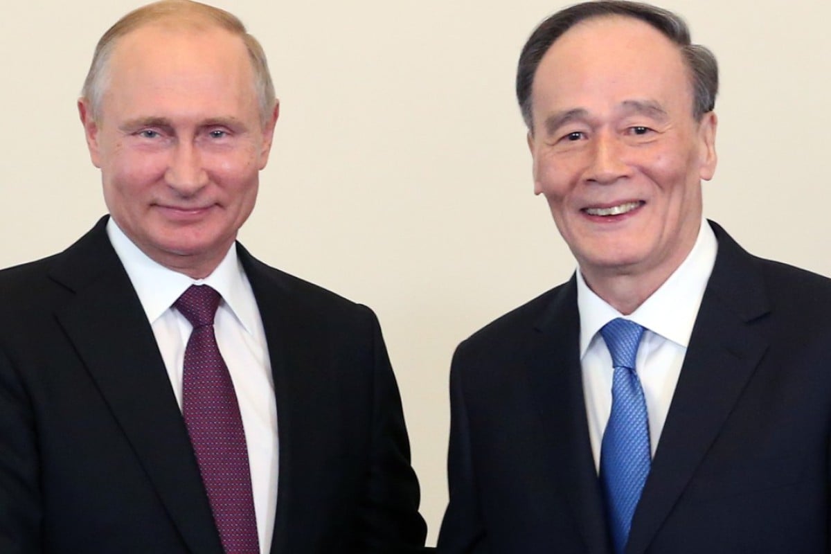 China’s Wang Qishan vows to deepen ties with Russia, takes veiled swipe ...