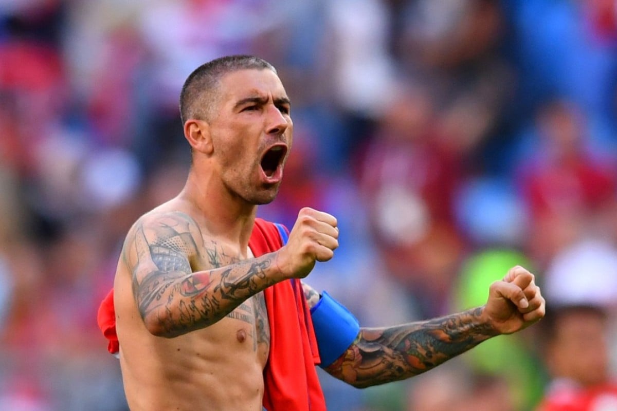 Fifa World Cup: Serbia captain Aleksandar Kolarov free kick sees side ...