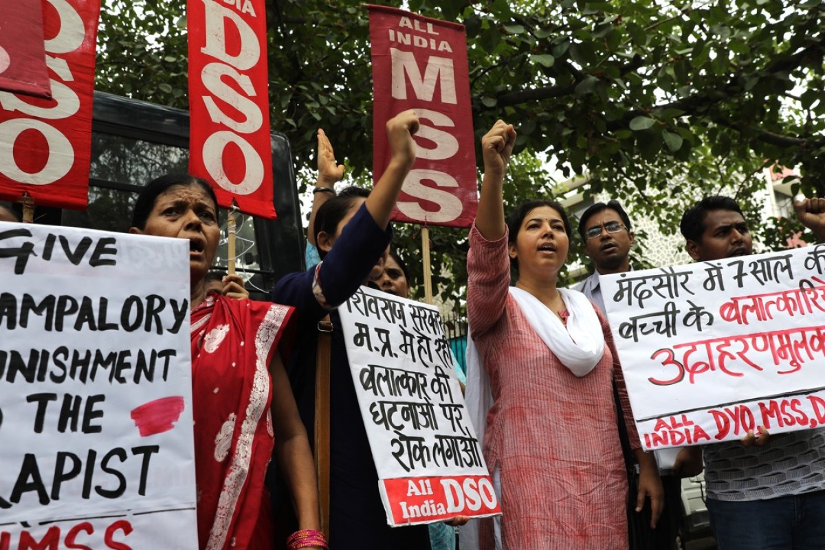 Protesters in India demand death penalty for suspects accused of raping ...