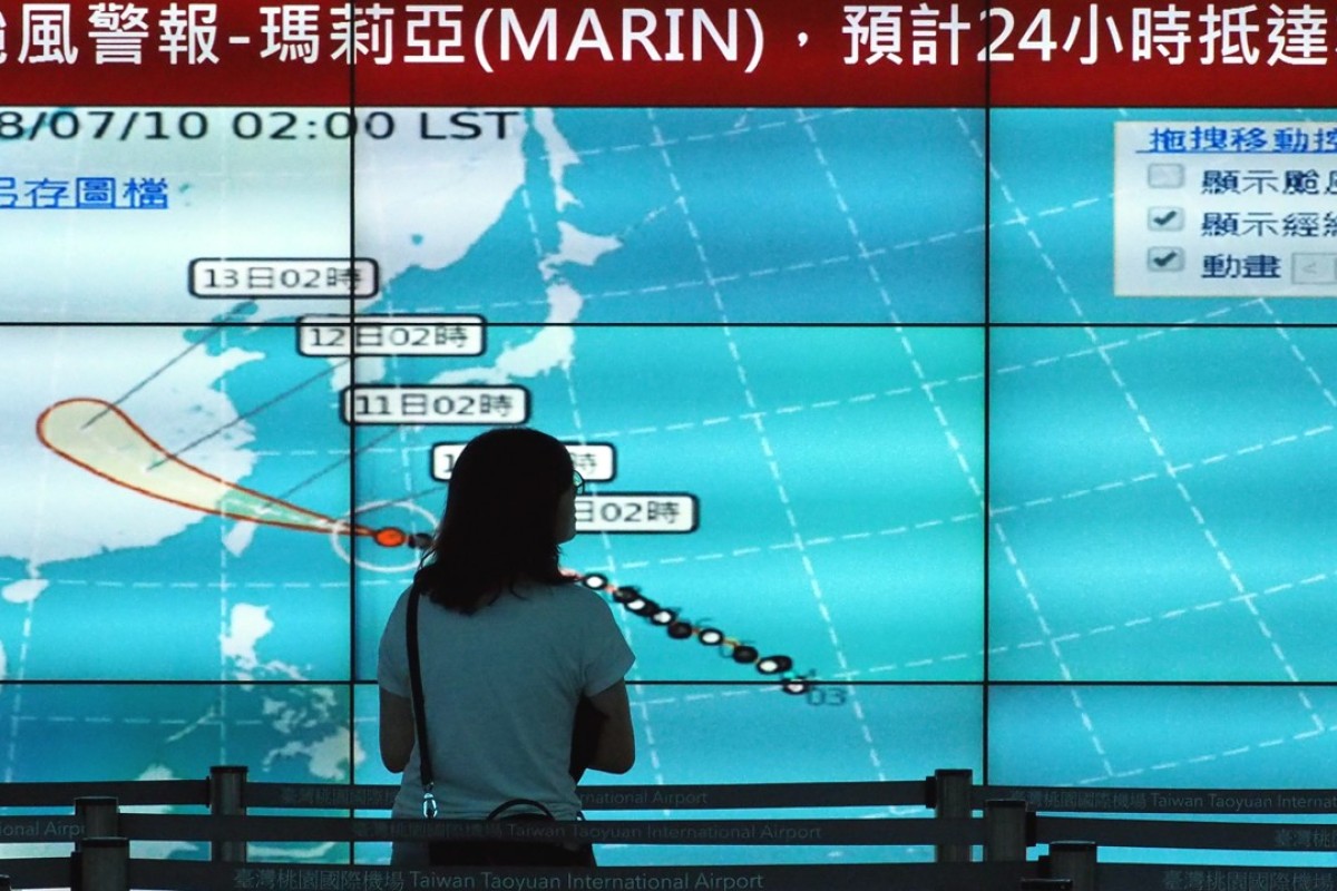 Super typhoon Maria set to hit northern Taiwan as island prepares for ...