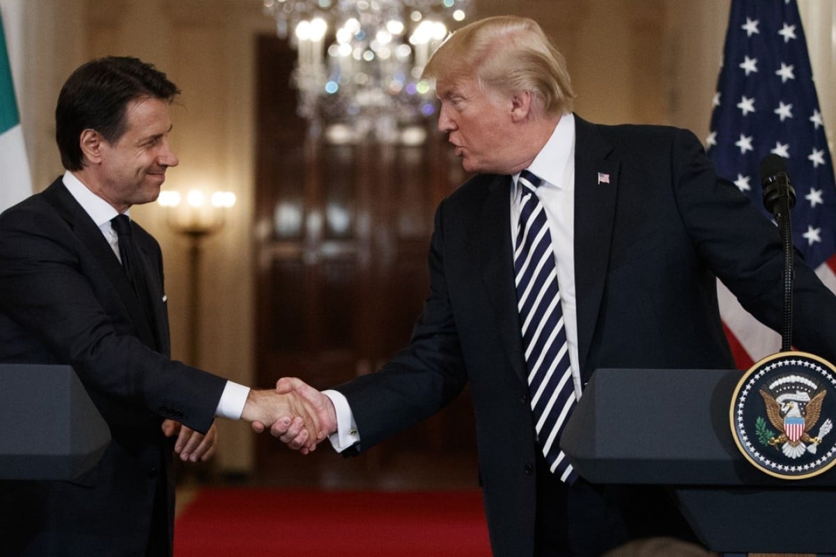 Donald Trump praises Italy’s hard-line immigration policies at meeting ...