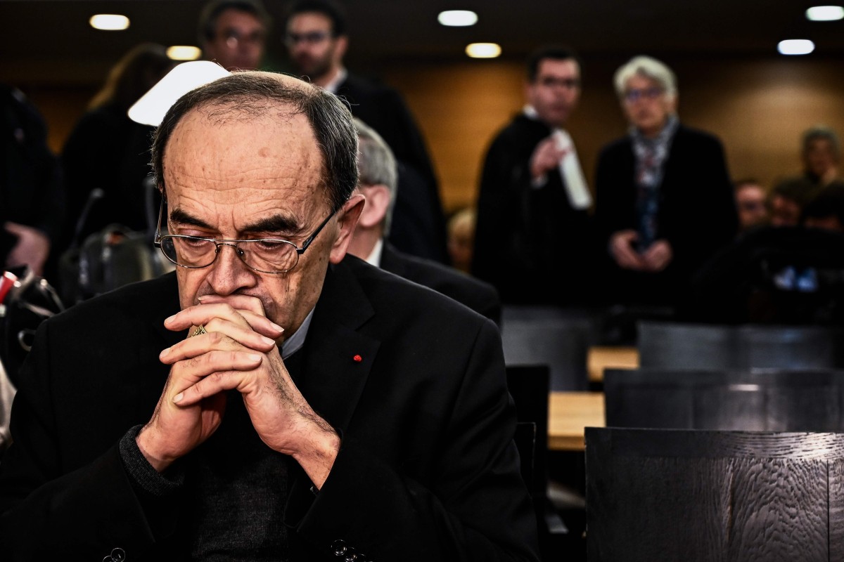 French cardinal Philippe Barbarin, the archbishop of Lyon, convicted ...