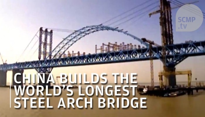 China builds the world’s longest steel arch bridge | South China ...