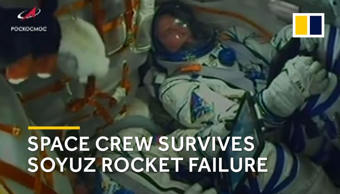 Space crew survives Russian rocket failure | South China Morning Post