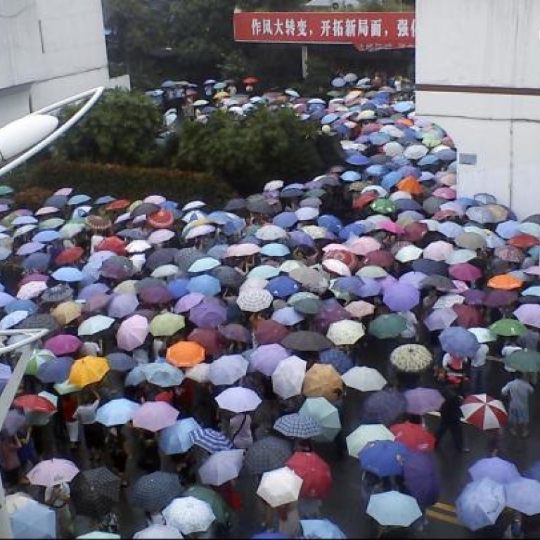 Shifang party boss axed after pollution protest | South China Morning Post