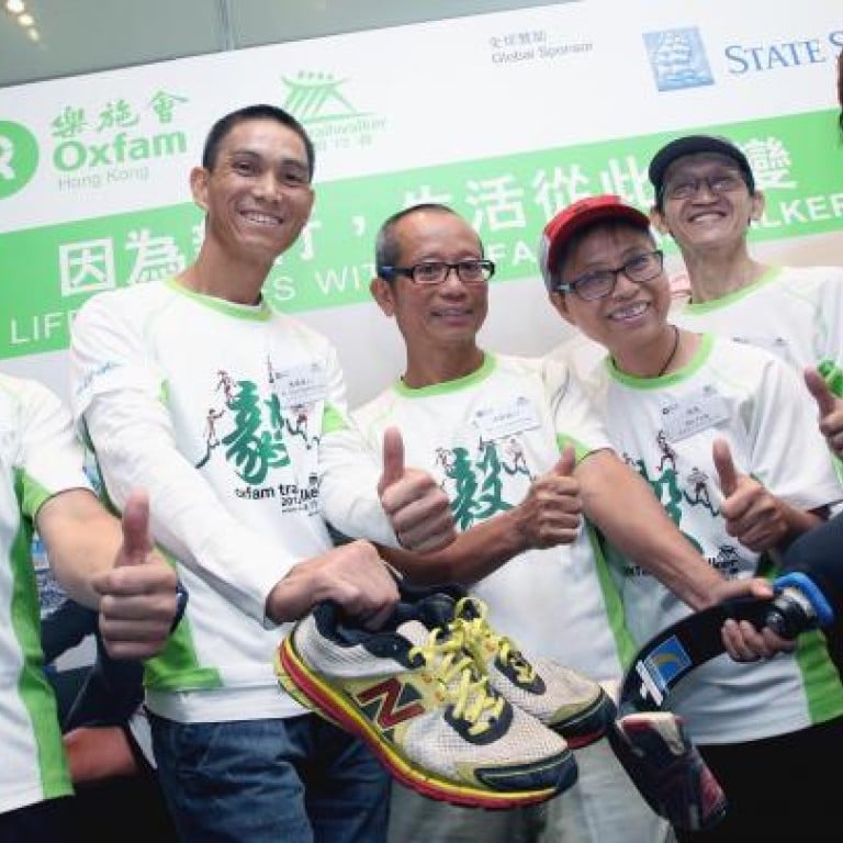 Amputee team among Oxfam Trailwalker participants | South China Morning ...