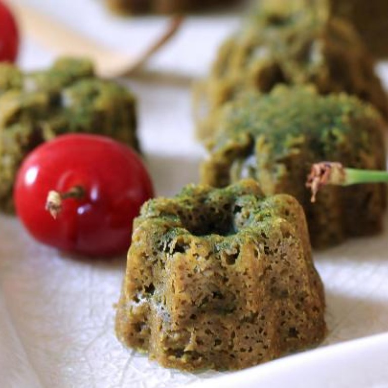 Dessert recipes: matcha tea cakes, tea meringue, tea ganache | South ...