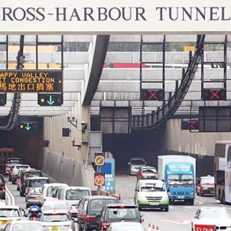 Cross-harbour tunnel traffic reduction plans unveiled | South China ...