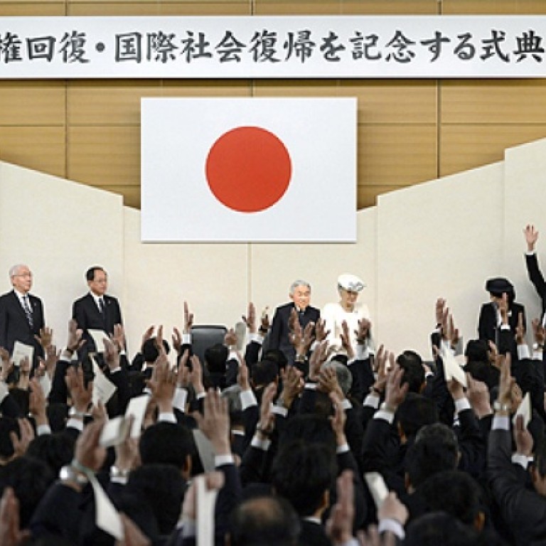 China baulks at 'long live emperor' chant by Japan's Abe | South China ...