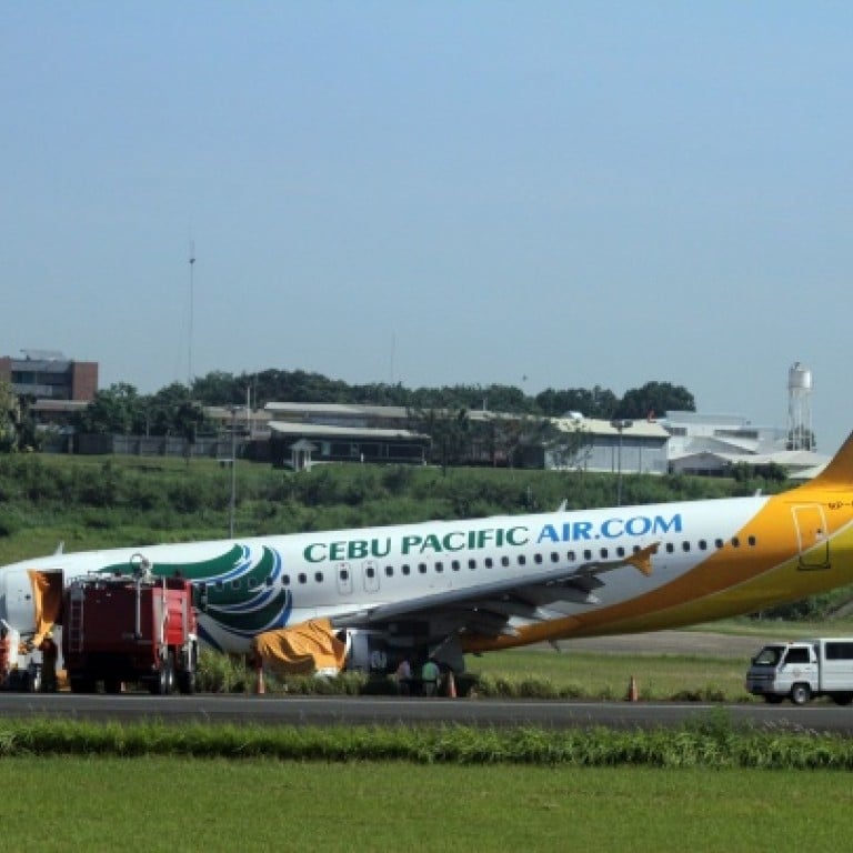 Philippines probe Cebu Pacific emergency landing after plane overshoots ...