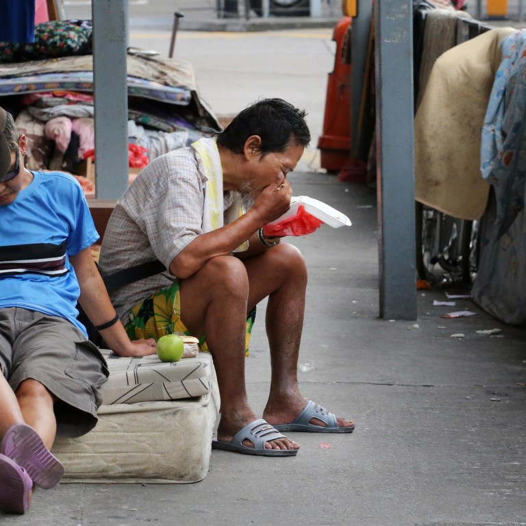 Damage-control bid after storm over Sham Shui Po homeless | South China ...