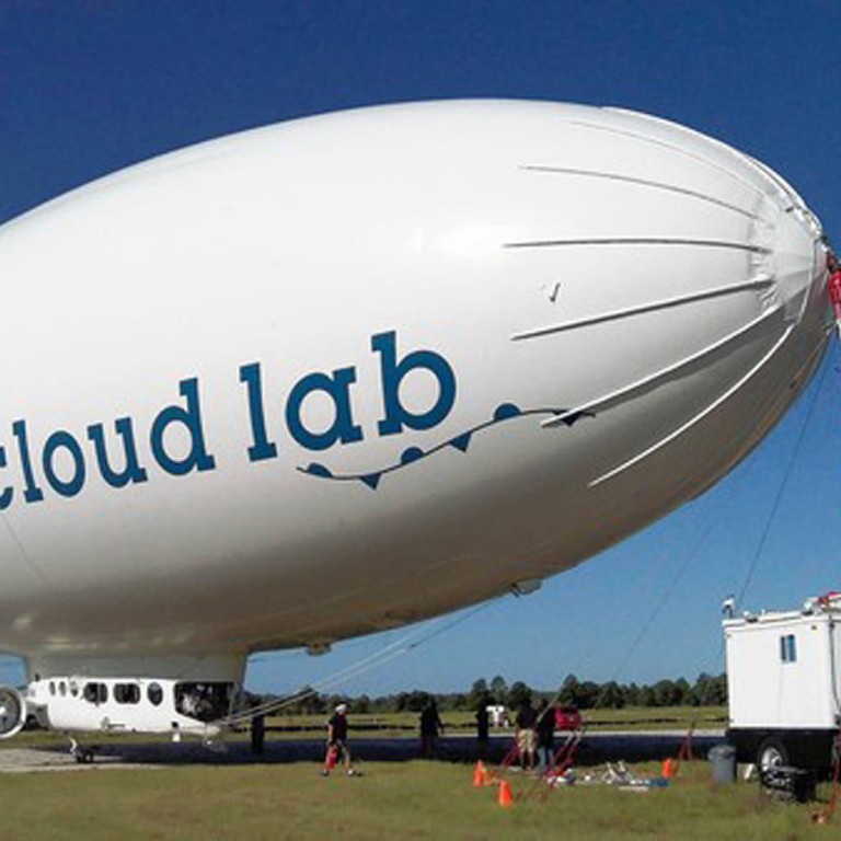 World's largest blimp searches for life in the clouds | South China ...