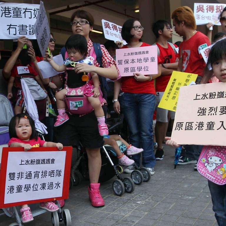 Angry parents protest at mainland Chinese children being given ...