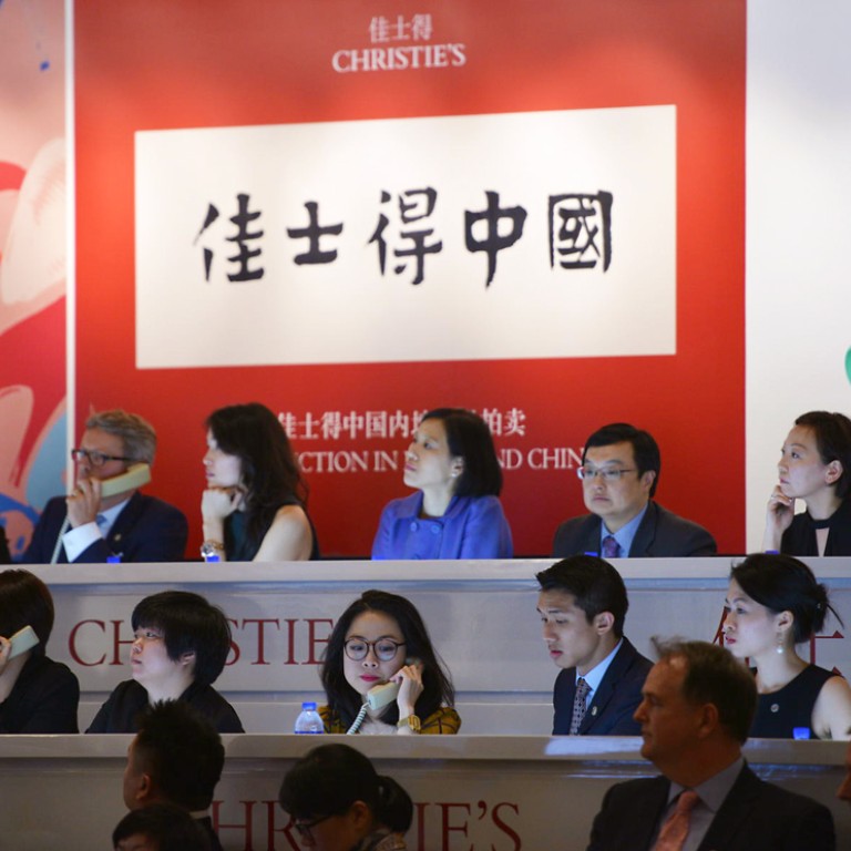 Chinese art buyers help Christie's to record sales year | South China ...