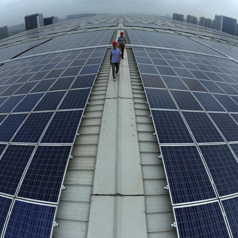 China sets world record on solar power installations | South China ...