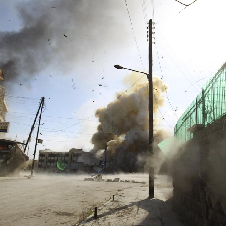 Aleppo refugees tell horror stories of barrel bombs falling from the ...