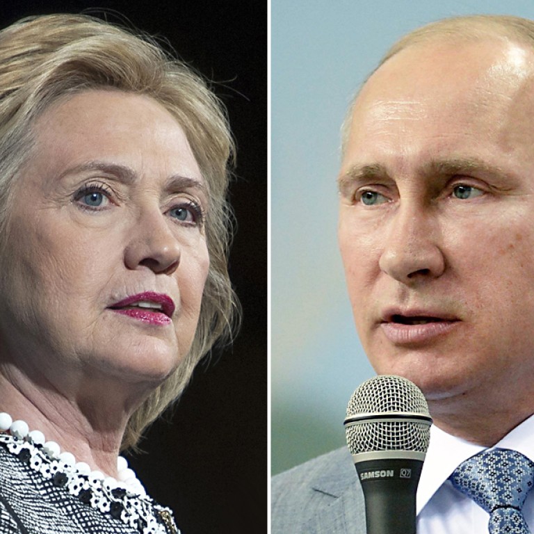 Vladimir Putin describes Hillary Clinton as weak over Hitler comment ...