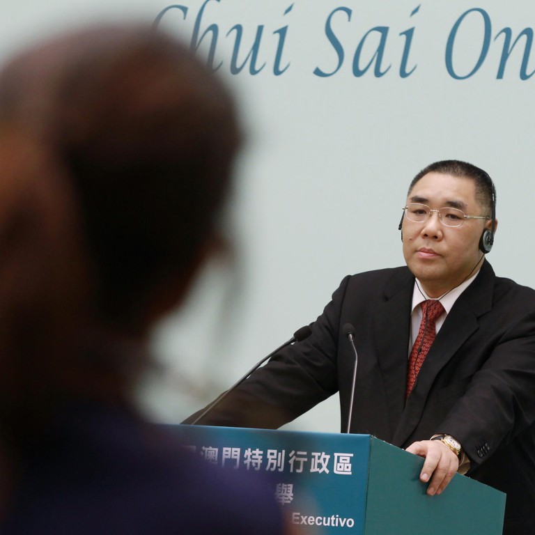Macau chief executive promises a government that listens more to the ...