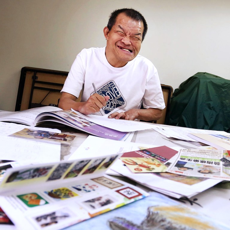 For one cerebral palsy sufferer, doing art is the best medicine | South ...