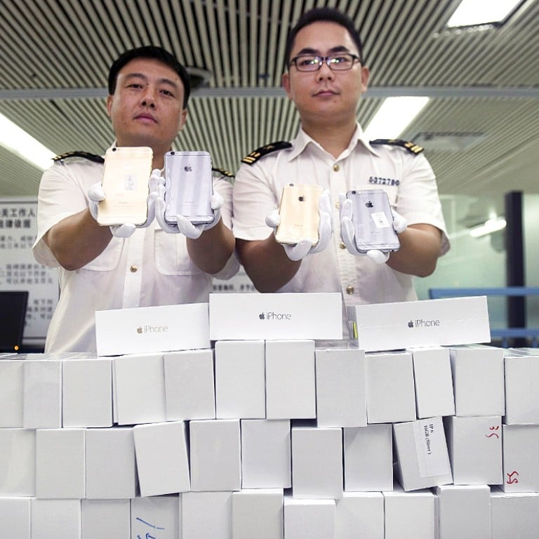 Chinese man caught smuggling eight iPhone 6s across border ... in his ...