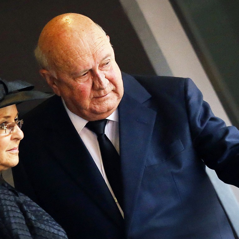 Row over road named for apartheid president FW de Klerk | South China ...