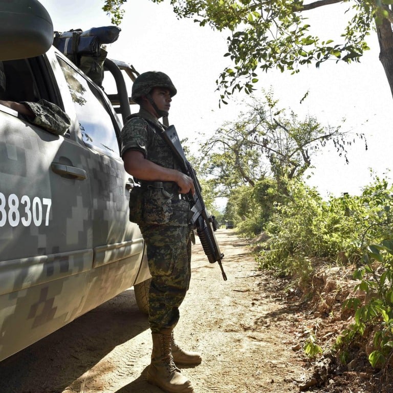 Drug cartel shoots down Mexican military helicopter in war-like scene ...