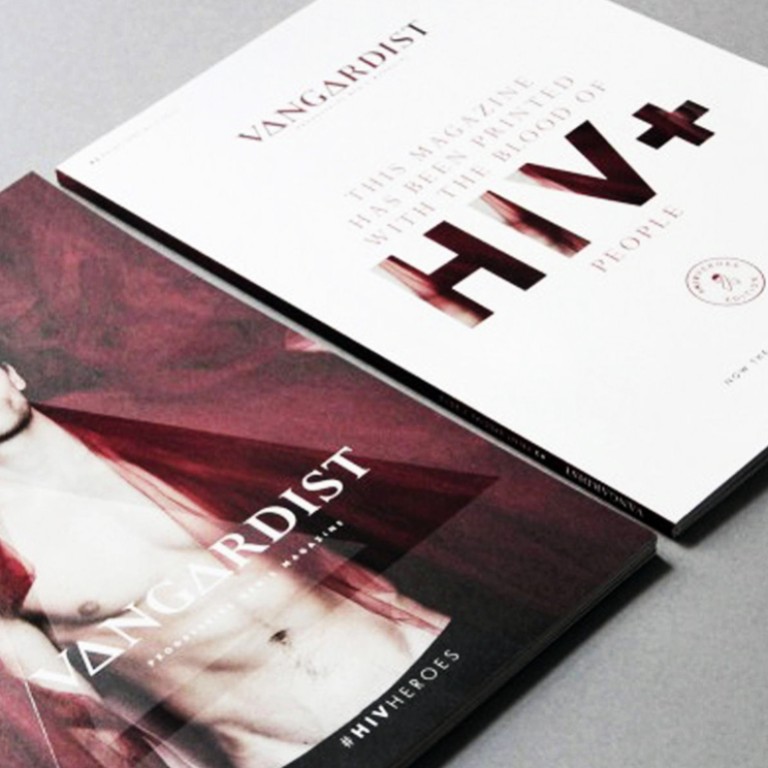 Men's magazine uses HIV-positive blood as ink to confront 'stigma ...