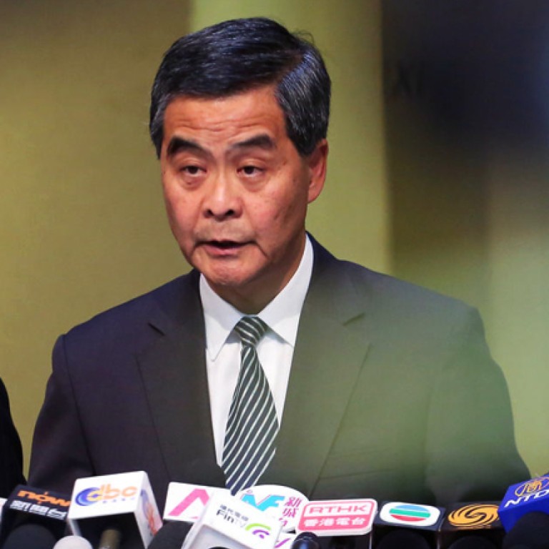 CY Leung makes U-turn by tabling livelihood measures ahead of ...