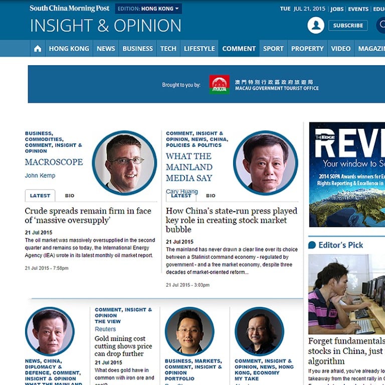 SCMP statement | South China Morning Post