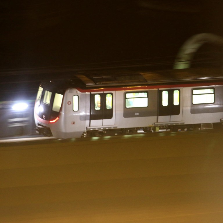 Early-morning testing on new MTR line rattles Hong Kong residents ...