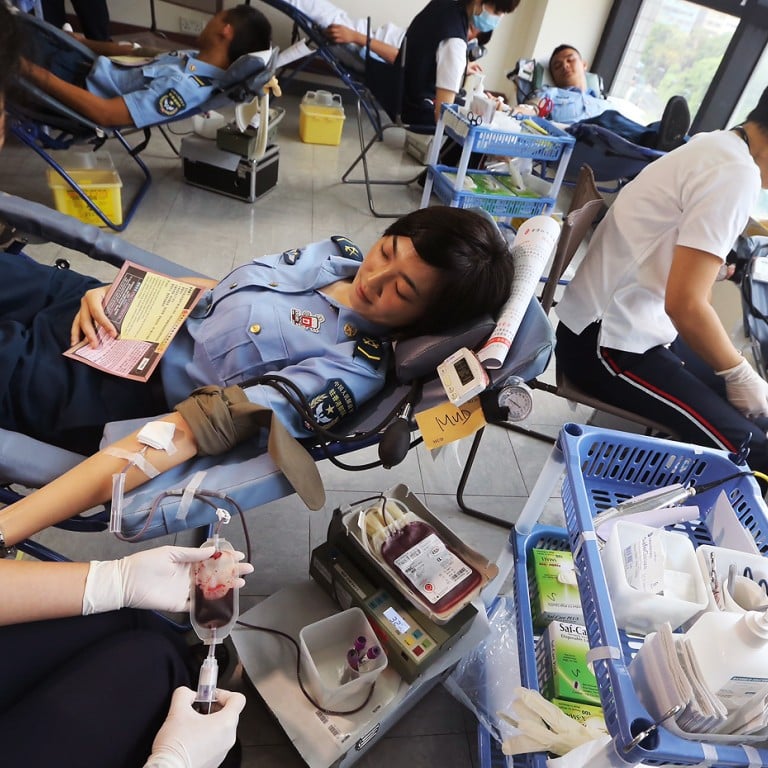 Chinese PLA soldiers donate blood to Hong Kong Red Cross ‘to show their ...