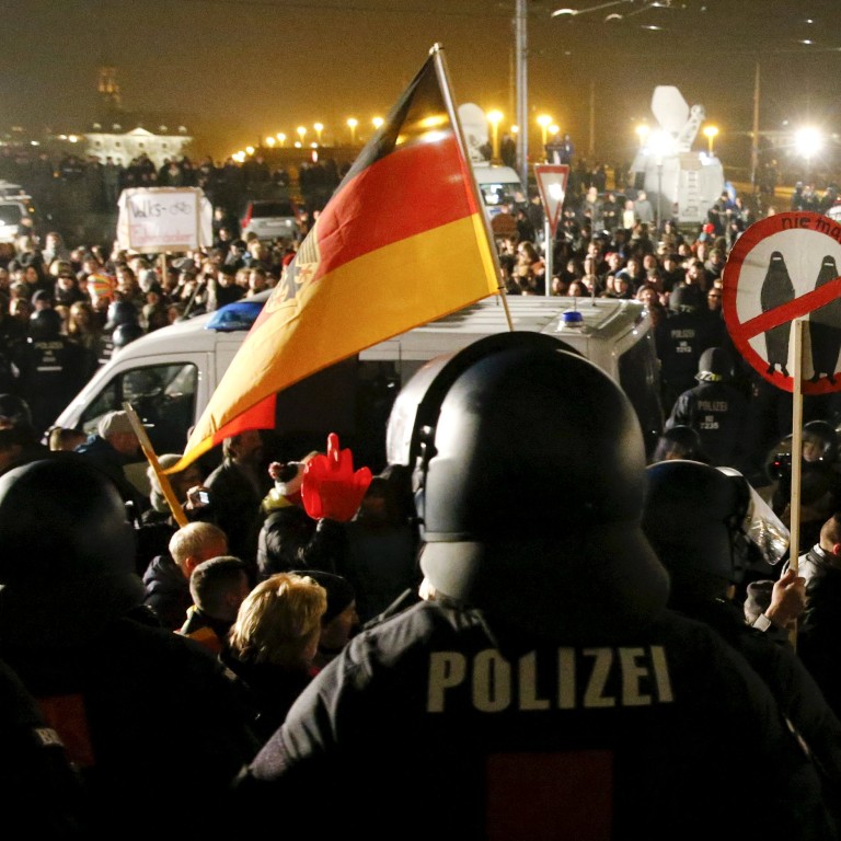 Scuffles break out at Germany anti-Islam protest | South China Morning Post Scuffles break out at Germany anti-Islam protest | South China Morning Post