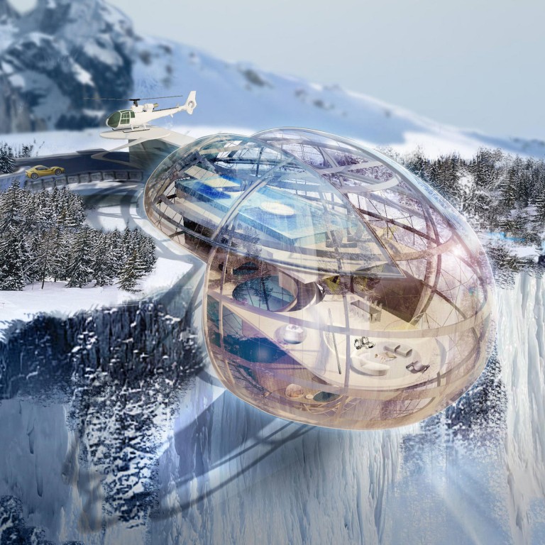 Second home in the Alps serves as a luxury spa with spectacular views ...
